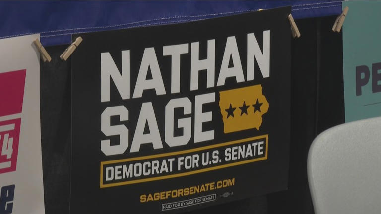 One-on-one with Nathan Sage, Democratic U.S. Senate candidate at Iowa ...