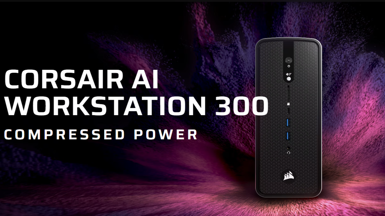Corsair's AI Workstation 300 is the 13th computer to launch with AMD's ...