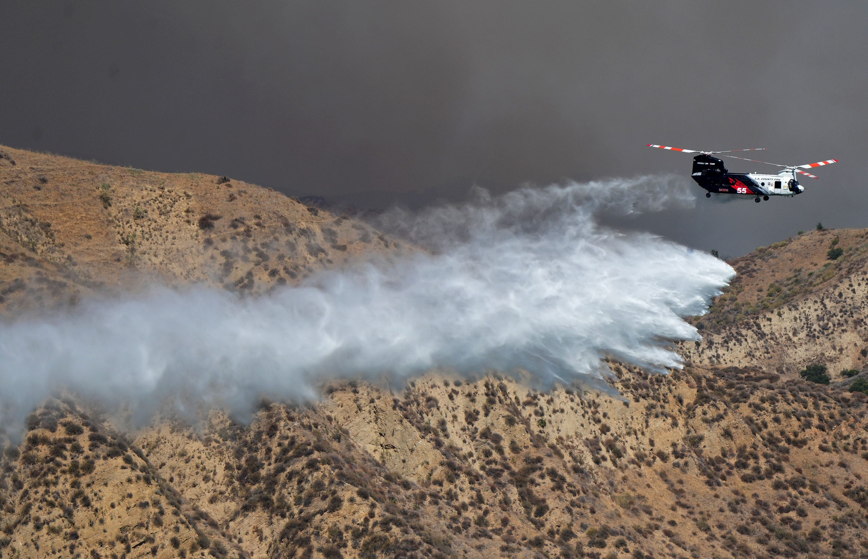 Fire crews make 'good progress' on Canyon Fire overnight