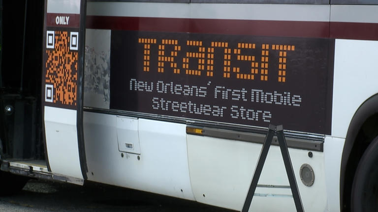 Louisiana 16-year-old starts vintage streetwear business on vintage bus