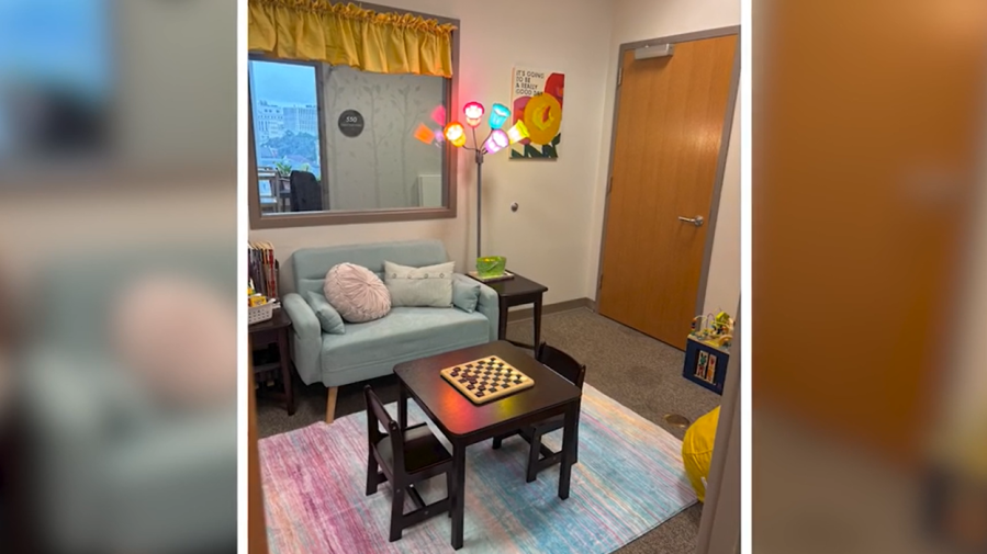 Mobile teen finishes makeover for Victim Comfort Room