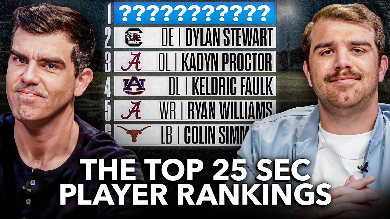 The Top 25 SEC Football Players Ranked for 2025