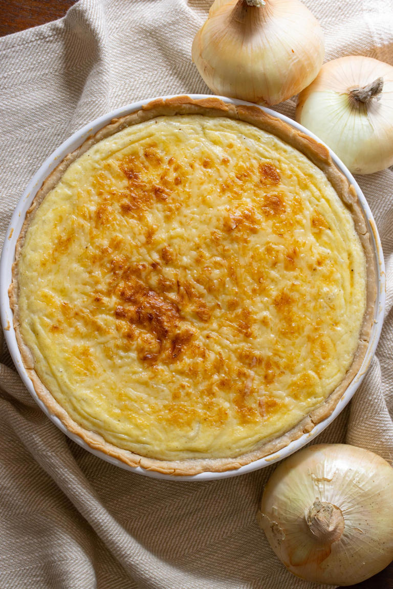 Onion Tart - The Classic French Dinner