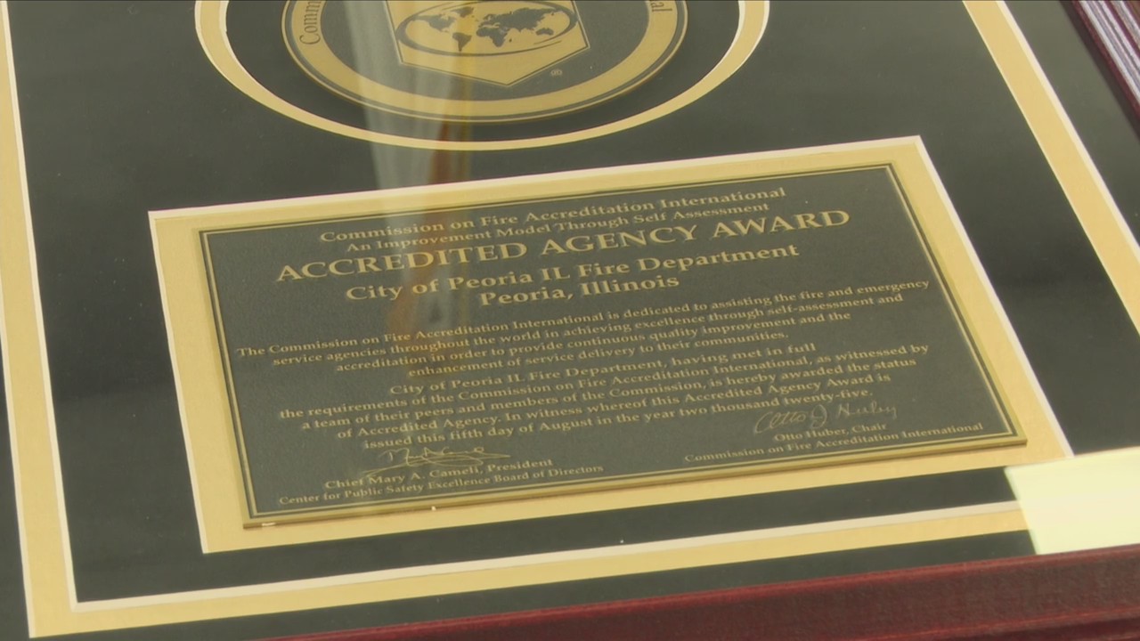 Peoria Fire Department earns national accreditation