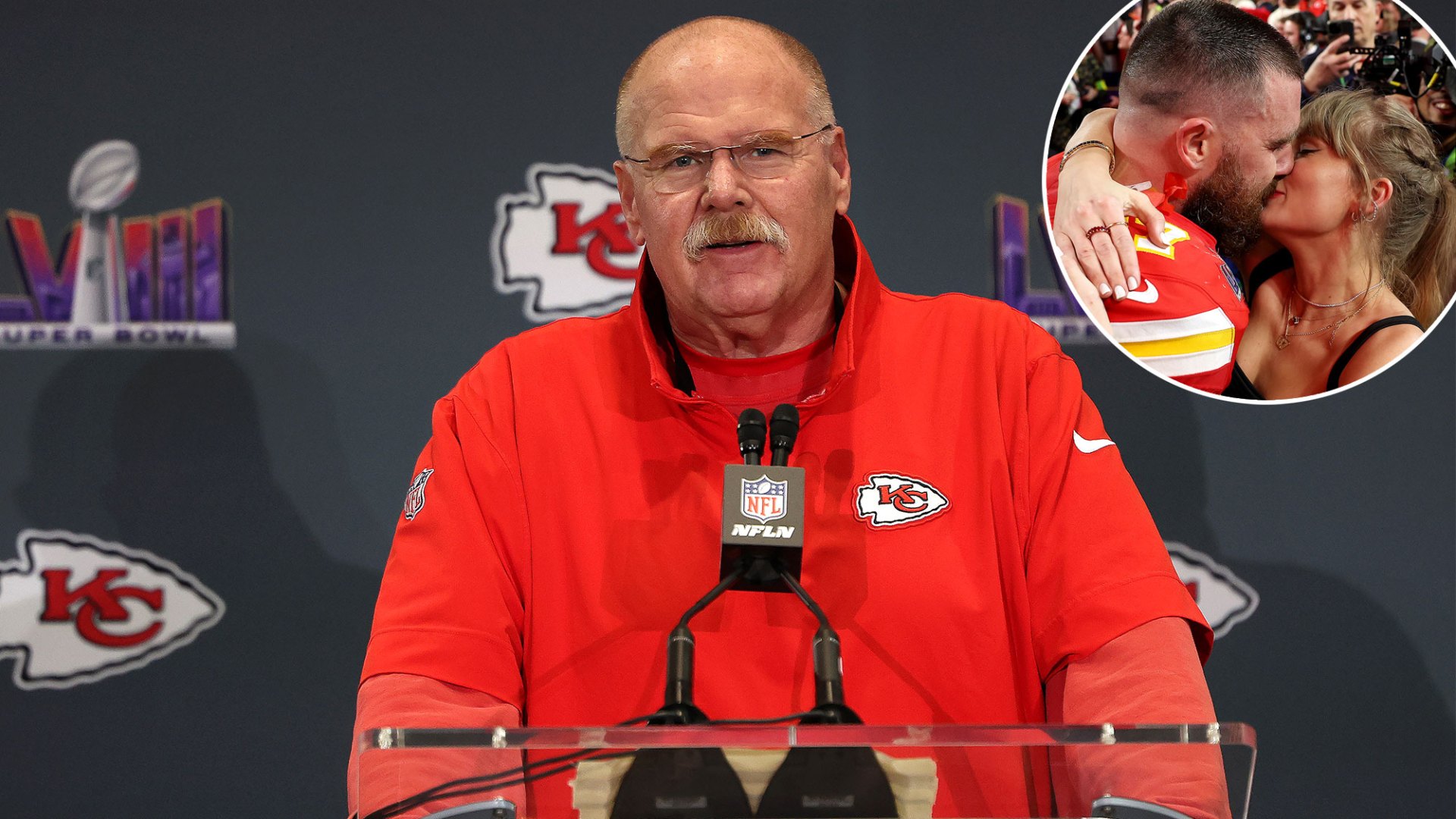 Andy Reid Teases Toast He'd Give at Taylor Swift and Travis Kelce's Wedding