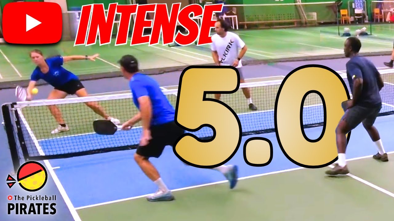 Pickleball at Its Peak: 5.0 Men Take on Mixed Doubles