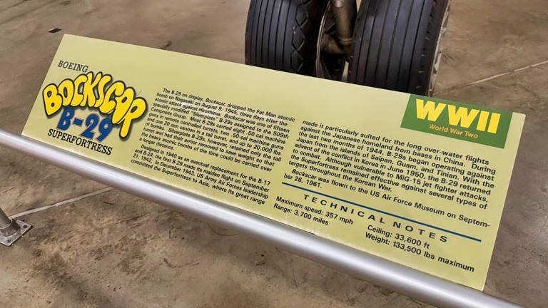 Bockscar: We Visited the B-29 Bomber That Dropped The Atomic Bomb On ...