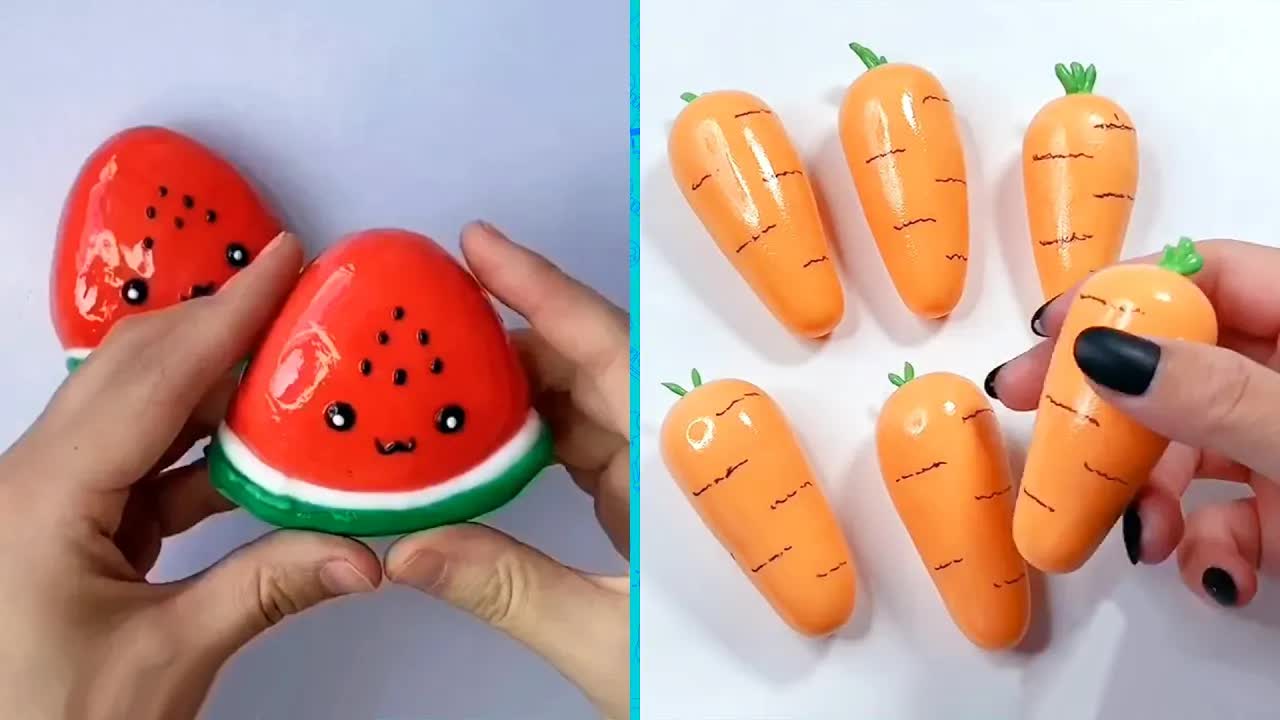 Oddly Satisfying FOOD SLIME ASMR - Relaxing Slime Videos 2022 - 1