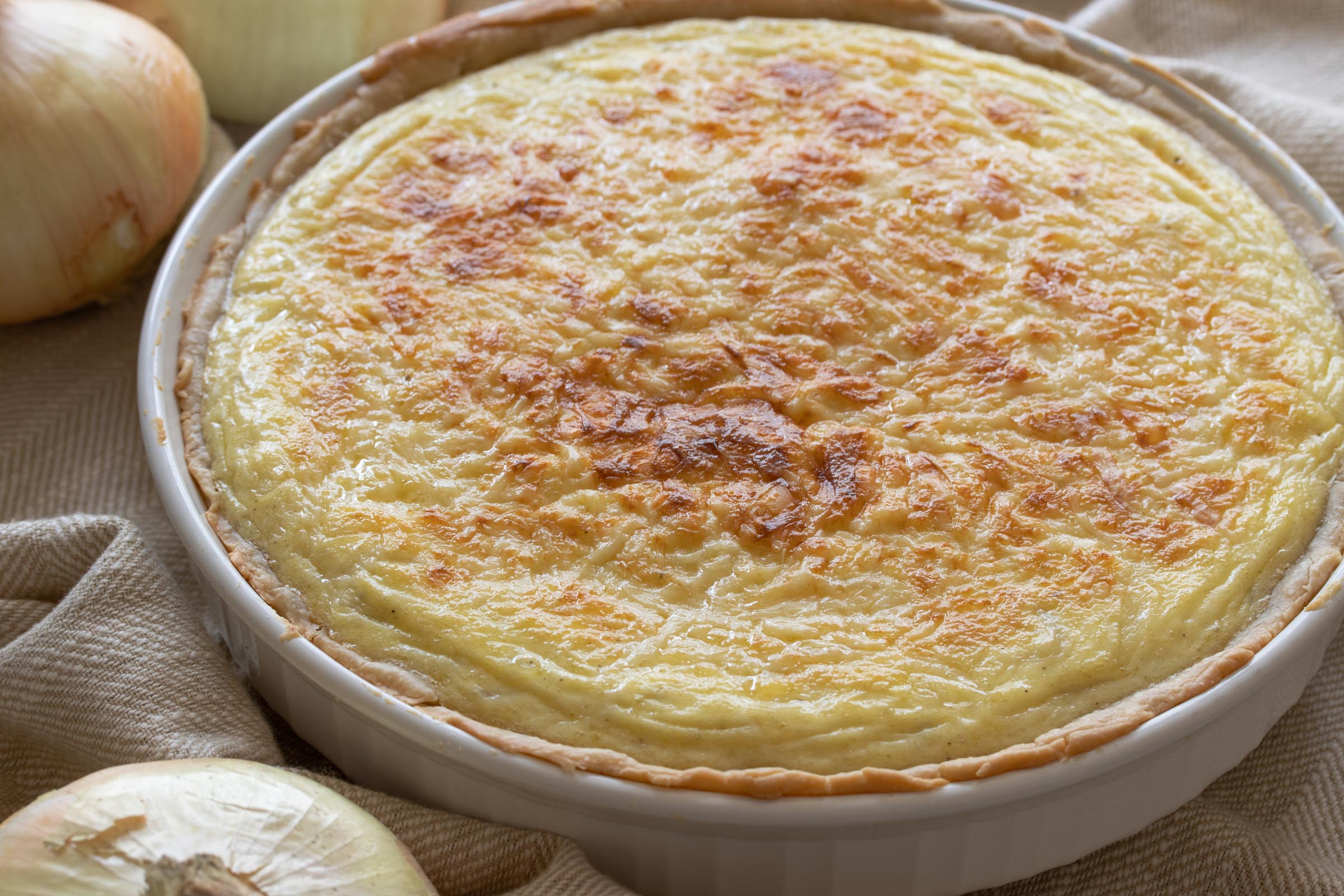 Onion Tart - The Classic French Dinner