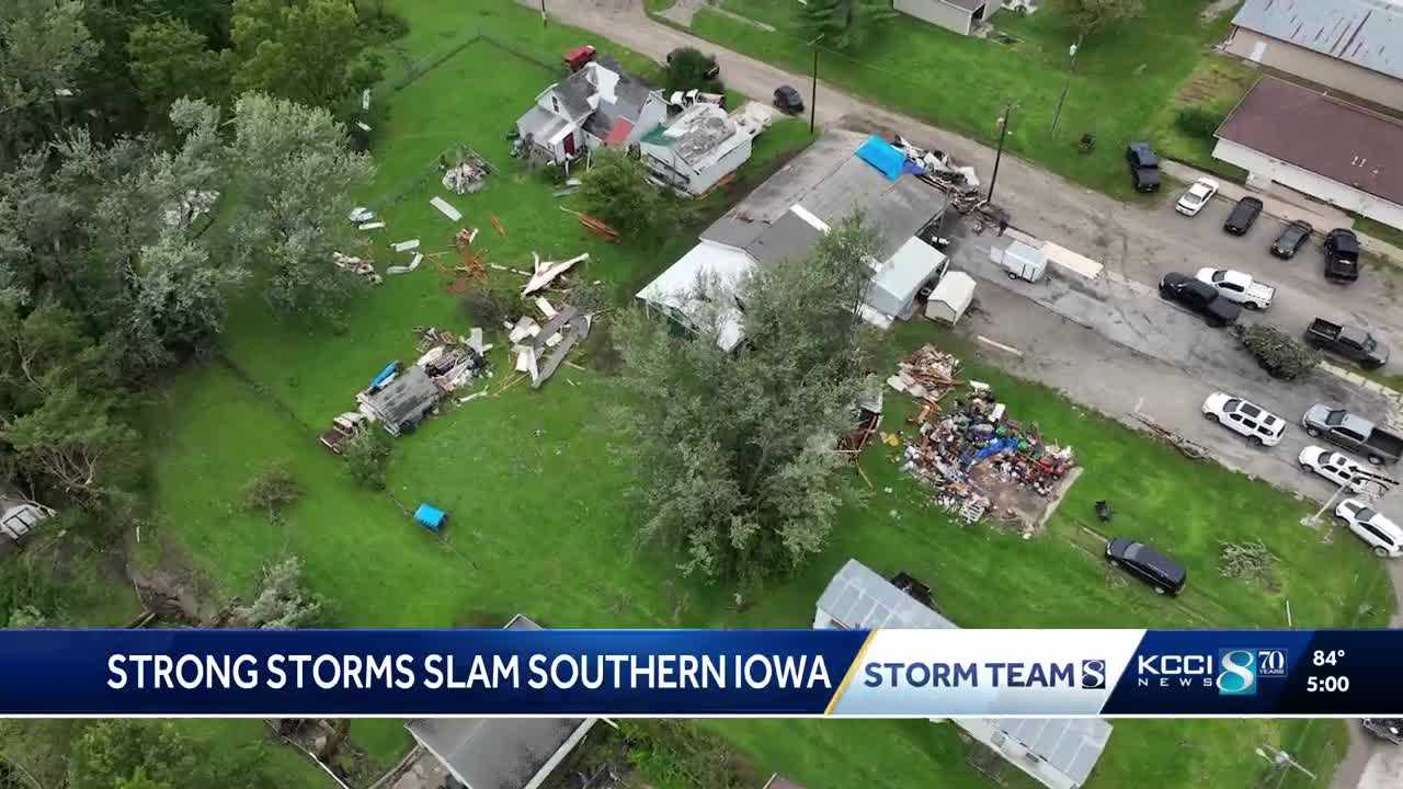 Lineville suffers damage from Thursday's storms in southern Iowa