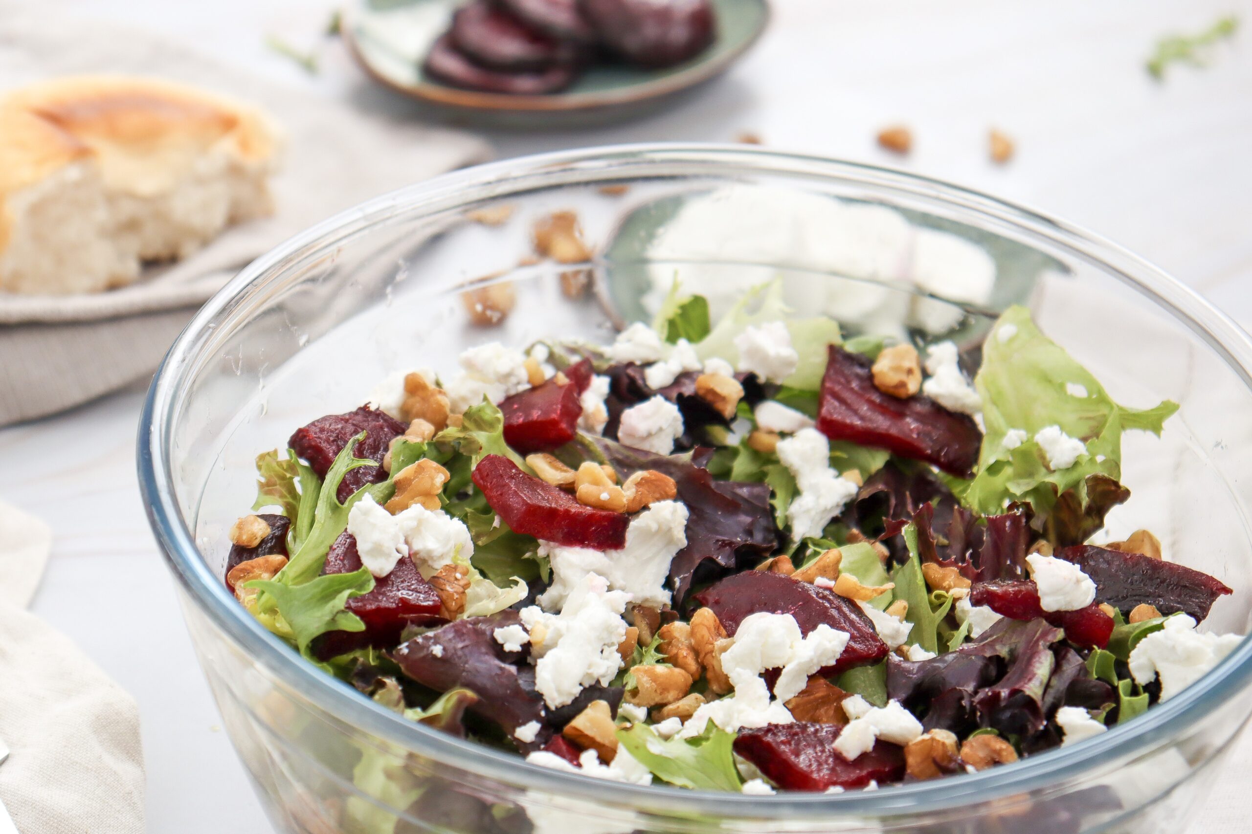 Beetroot Salad With Goat Cheese