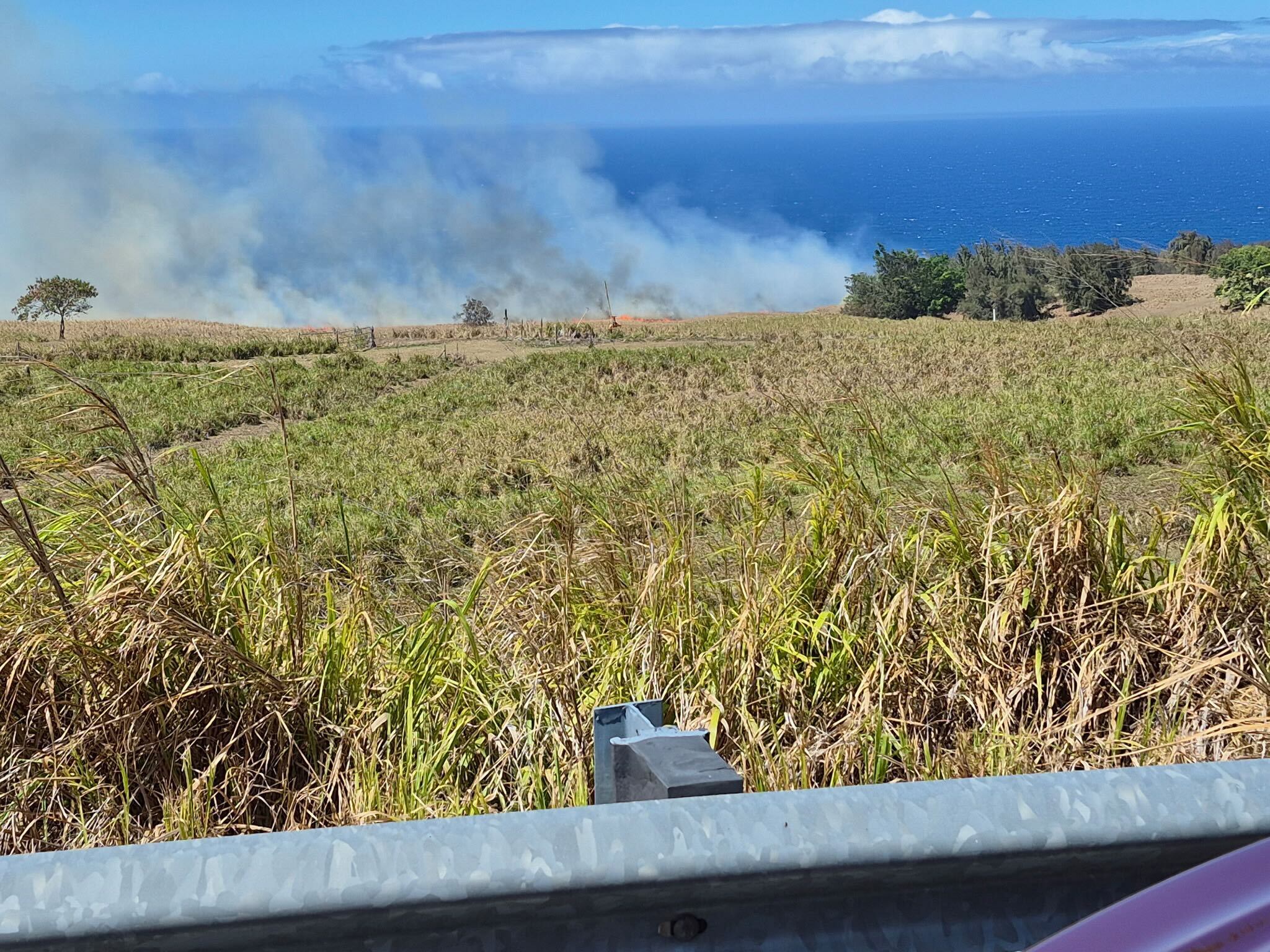 Firefighters battle brush fires on Hawaii Island