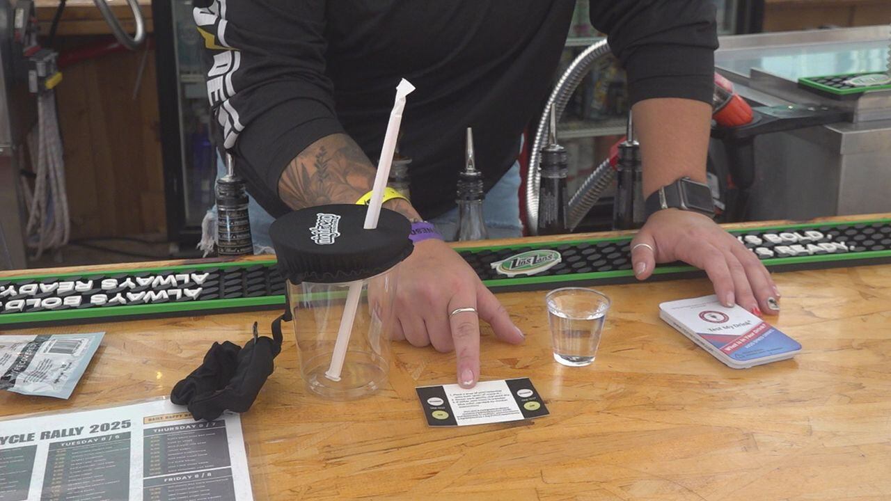 Thunderdome bars in Sturgis provide tools to help prevent drink spiking