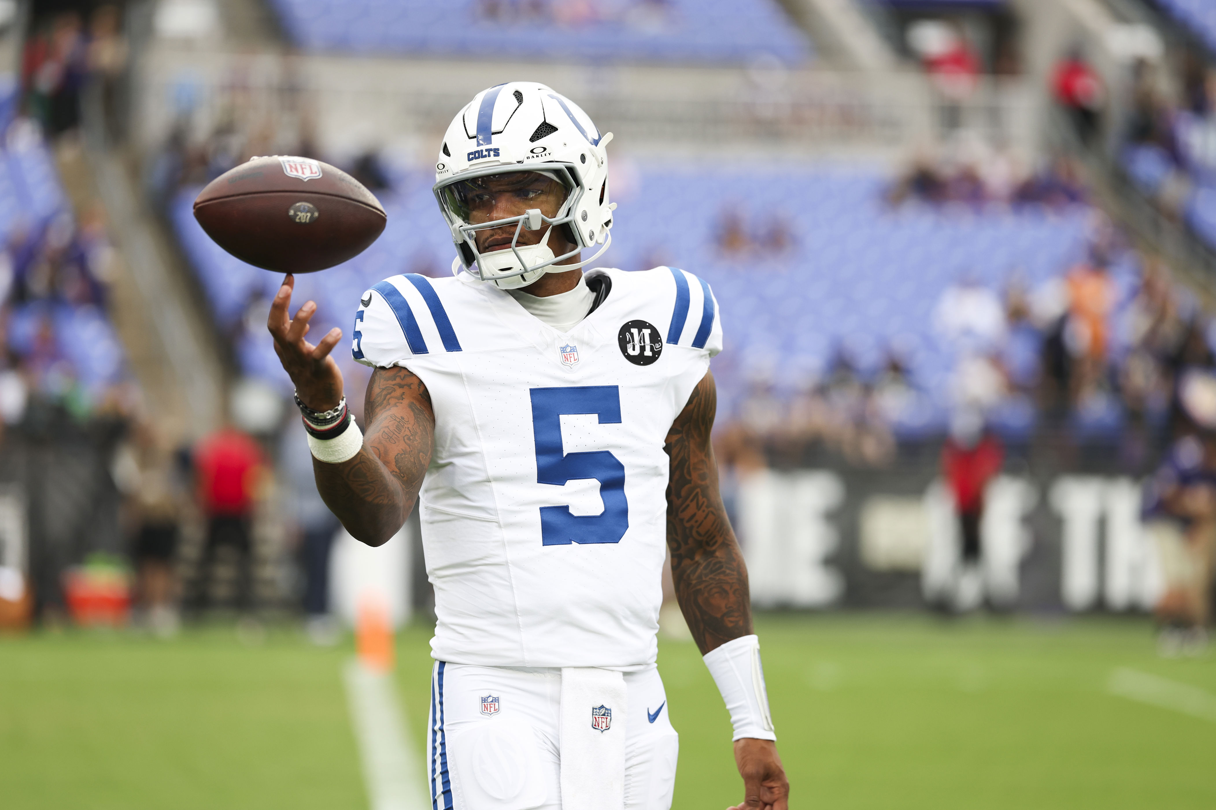 Anthony Richardson Sr. knocked out of preseason early with finger ...