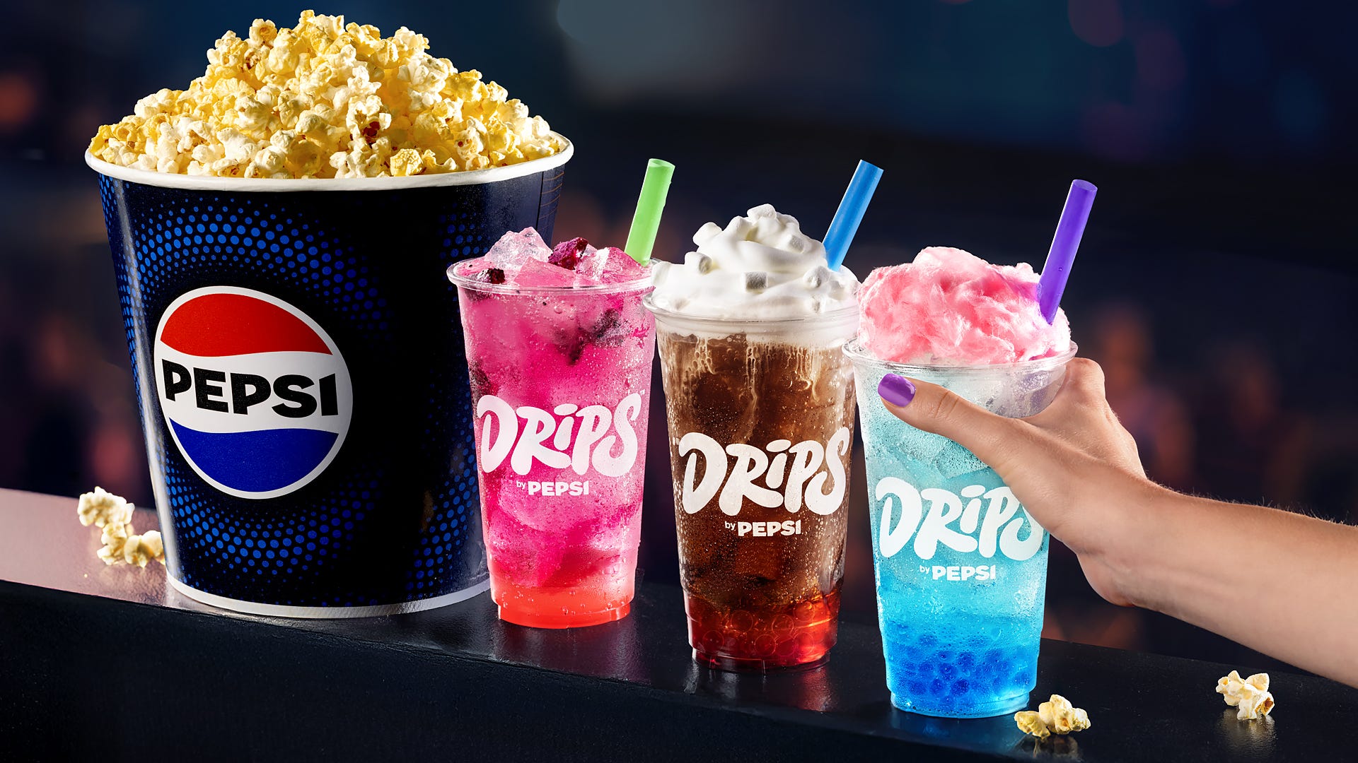 Pepsi rolls out new Drips drinks at Regal theaters. Are they available ...