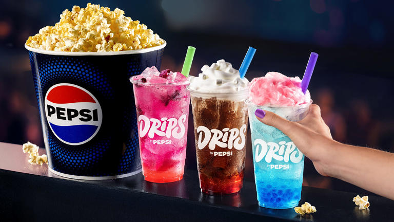 Pepsi rolls out new Drips drinks at Regal theaters. Are they available ...
