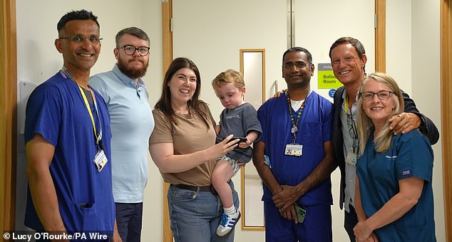Toddler with rare condition saved in world-first op after doctor ...