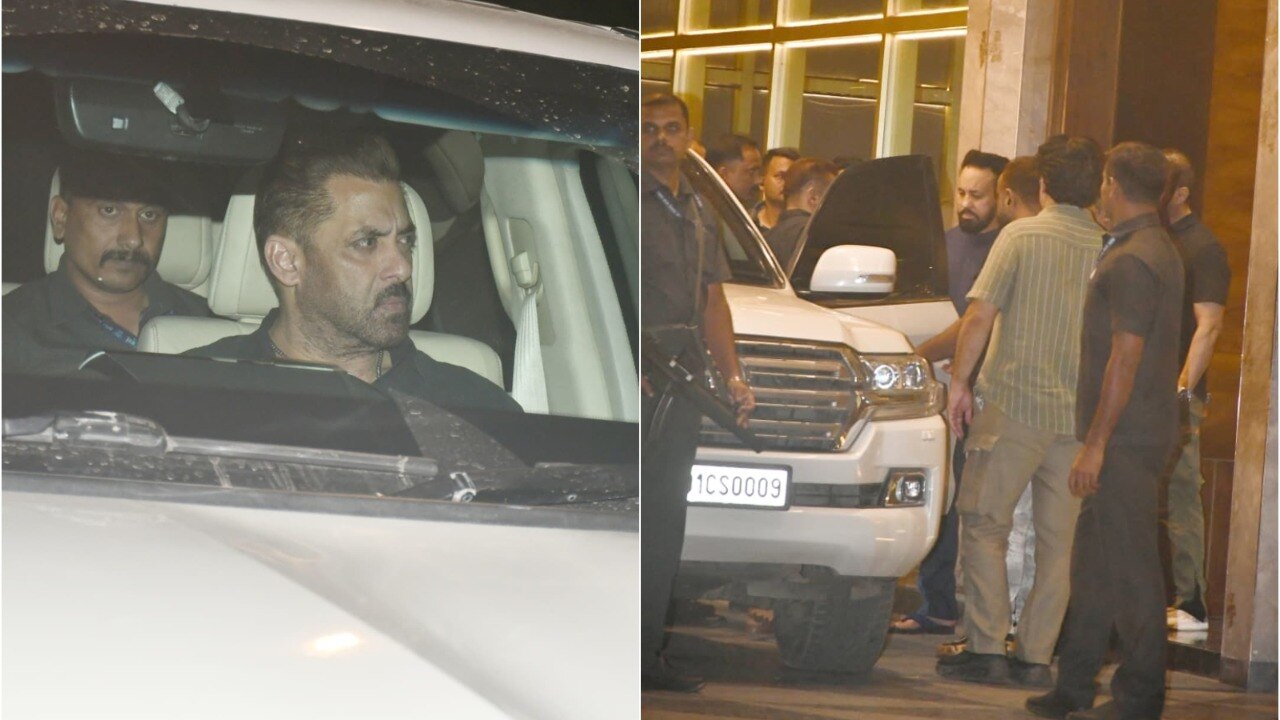 Salman Khan visits bodyguard Shera's house after his father's death to ...