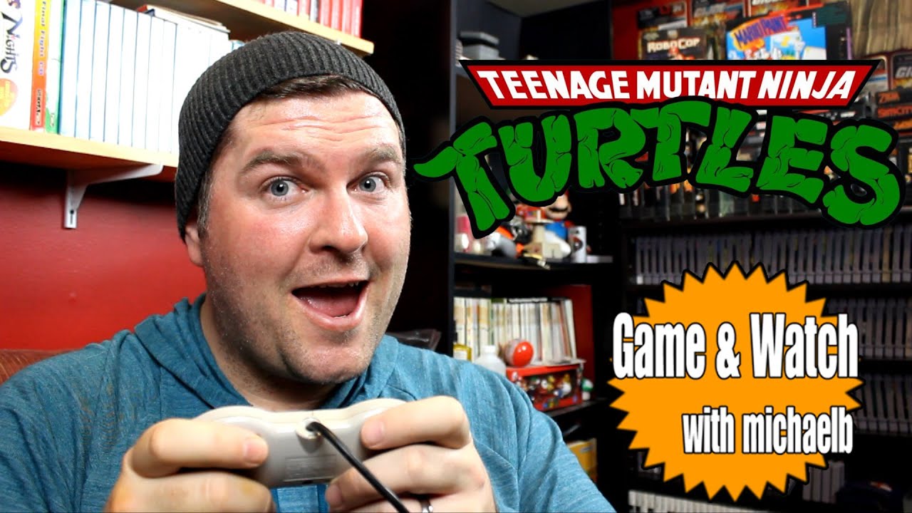 Teenage Mutant Ninja Turtles NES Game & Watch Gameplay