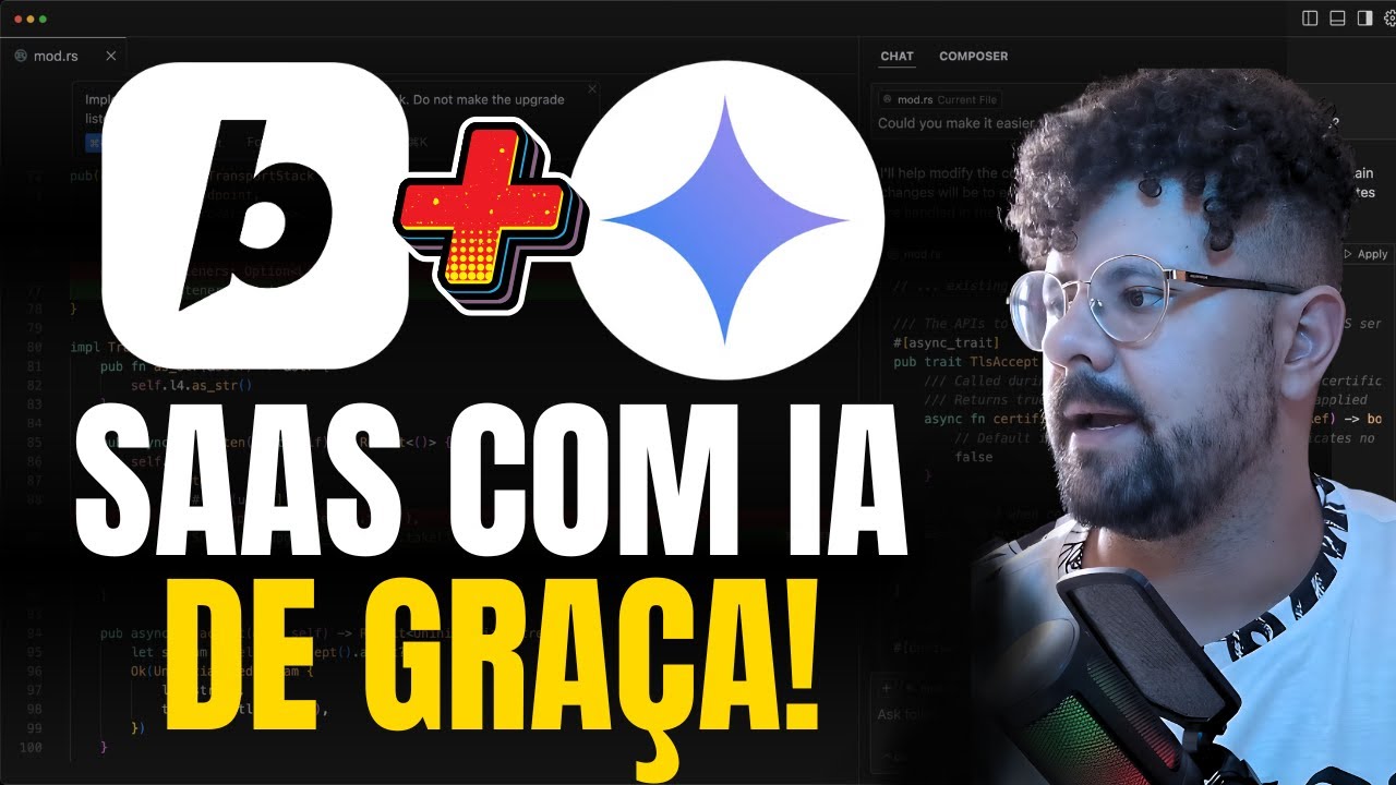 Gemini 2.5 PRO + Bolt DIY = Crie um SaaS com IA GRATUITO assim!