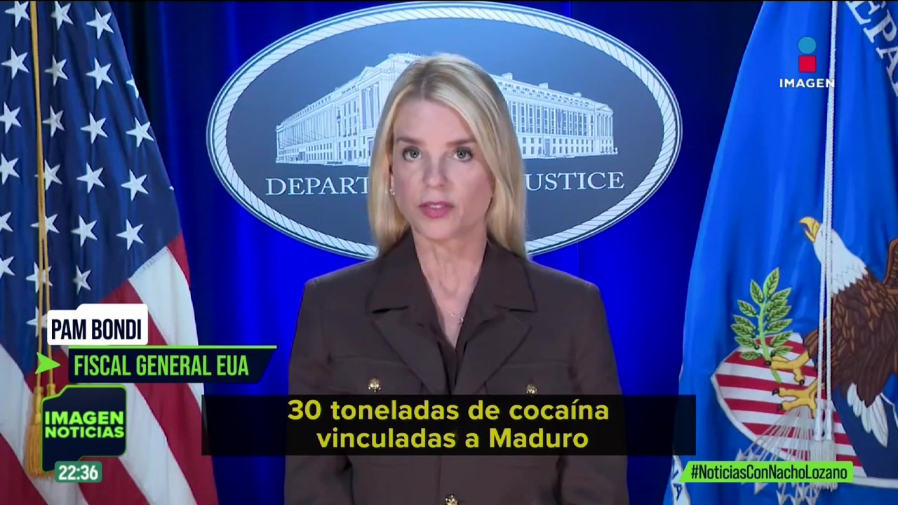 EUA aumenta la recompensa de 25 a 50 mdd por Nicolás Maduro