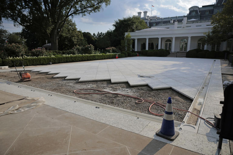 Donald Trump's Renovations to White House Rose Garden Stir Up Strong ...