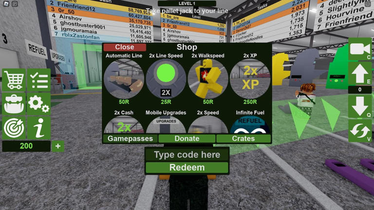 Forklift simulator codes (June 2026)