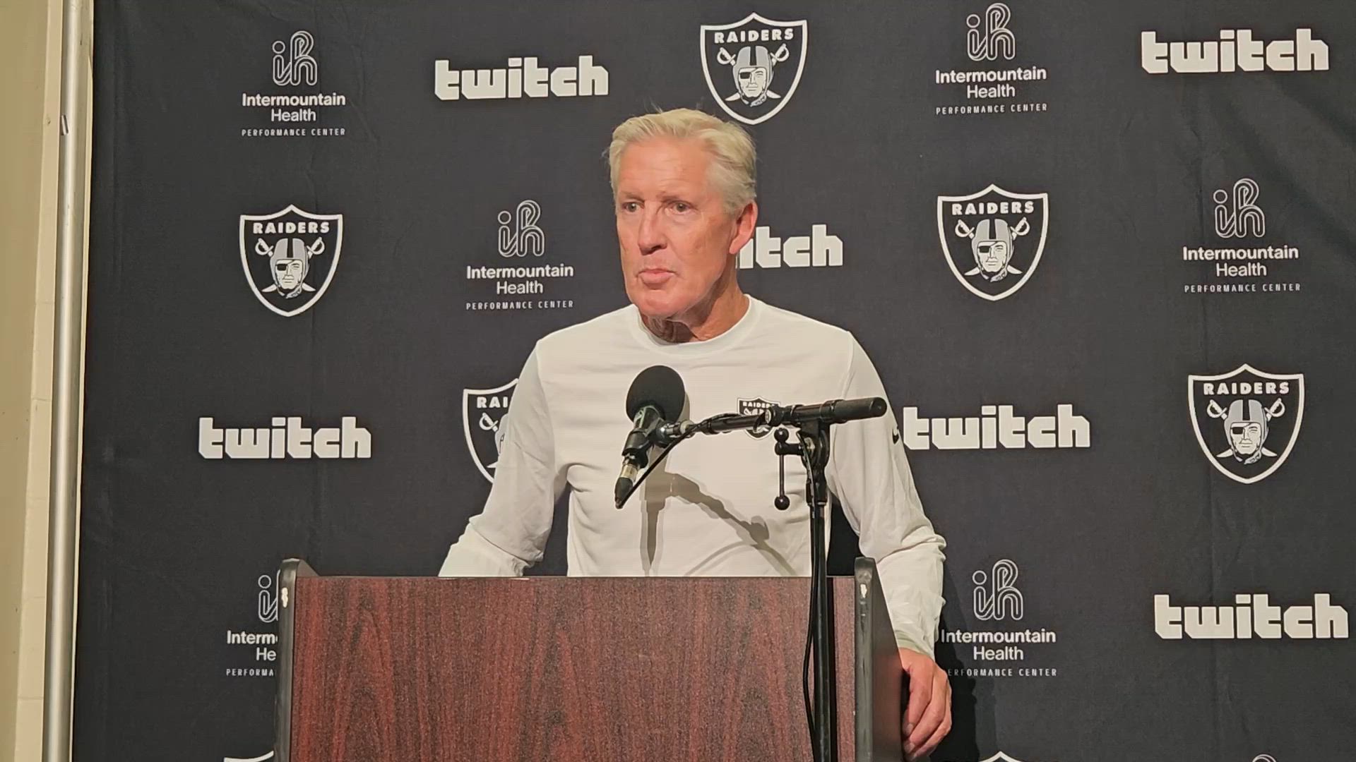 Las Vegas Raiders HC Pete Carroll on Treven Ma'ae