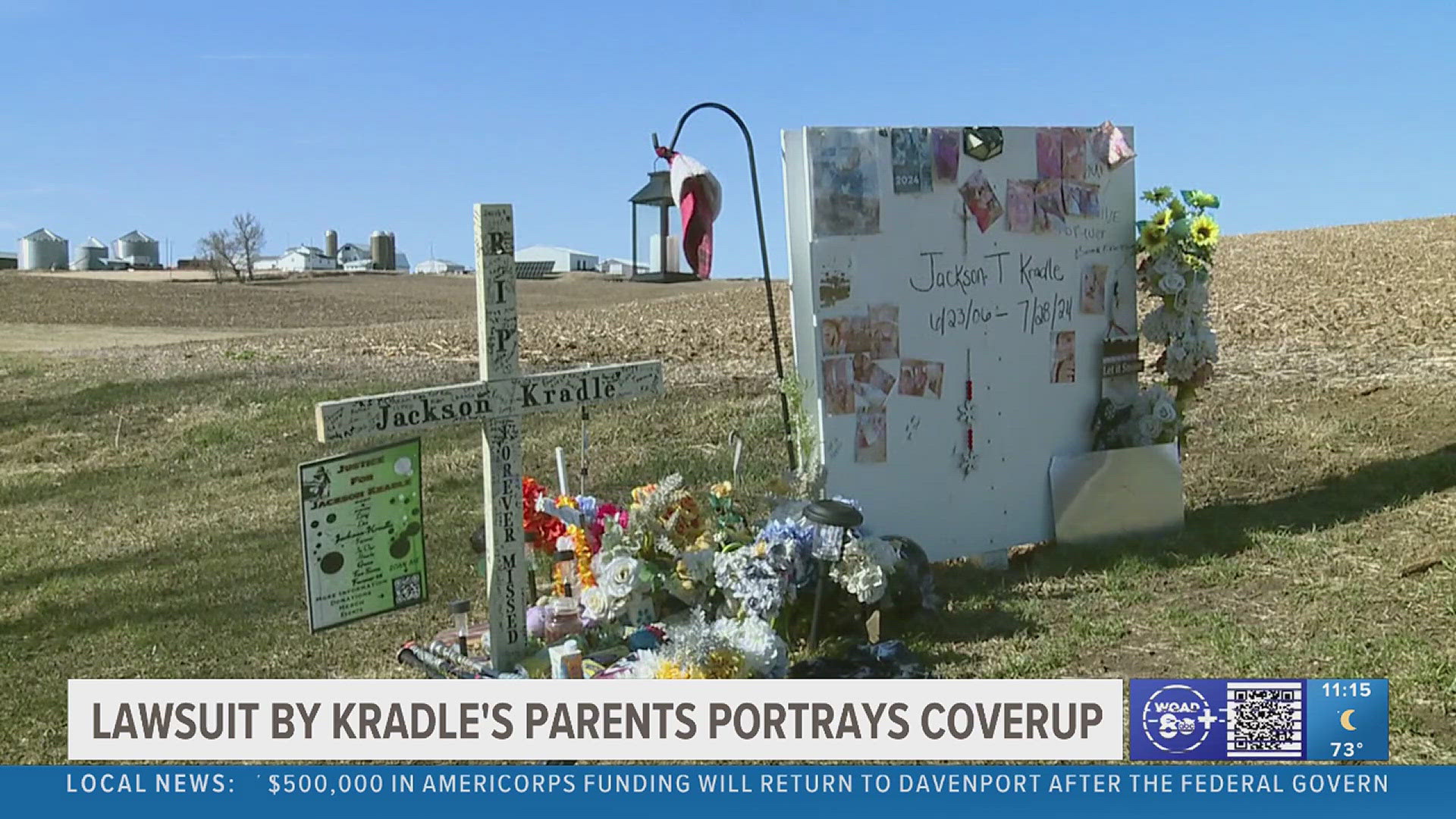 Jackson Kradle's parents file wrongful death lawsuit in federal court