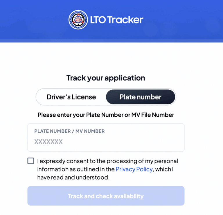 LTO Tracker: How to find your license plates