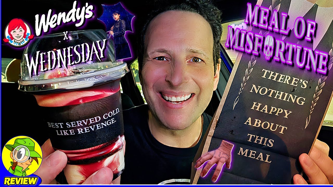 Wendy’s Meal of Misfortune Review – Wendy’s x Wednesday Collaboration