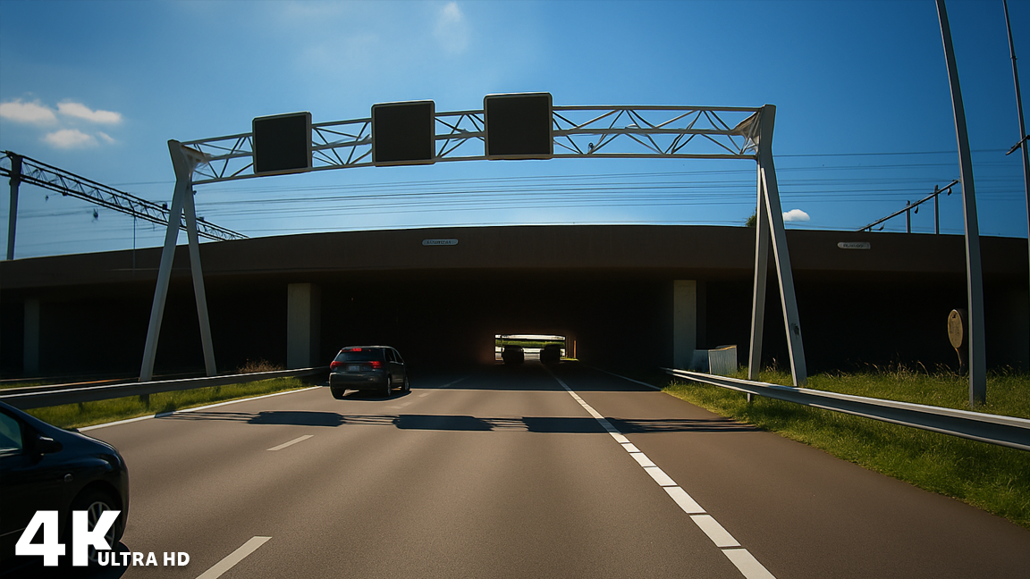 Driving Tour on the A10 Ring Highway in Amsterdam Netherlands (4K)