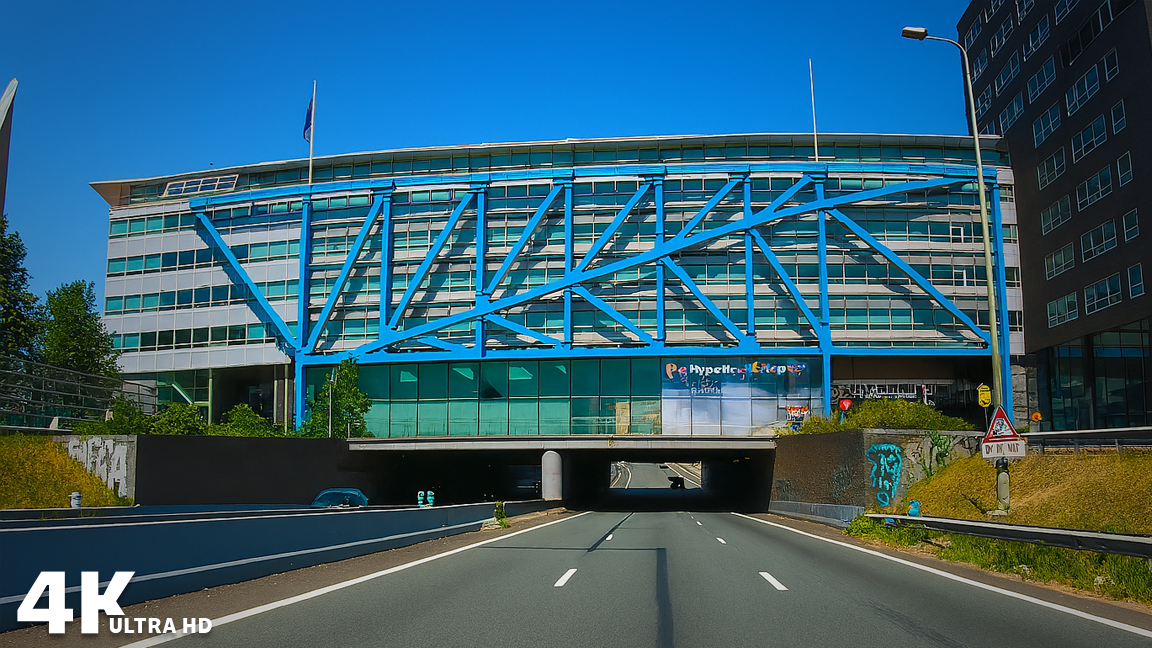 Driving Around the A10 Ring Road in Amsterdam Netherlands (4K)