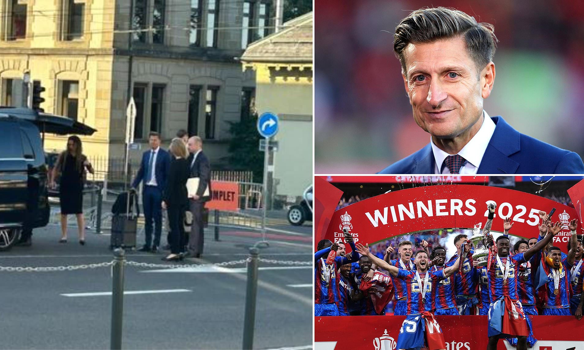 Steve Parish arrives for hearing as Crystal Palace attempt to have ...