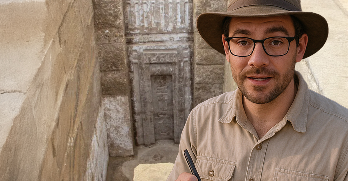 Archaeologists found a 4,500-year-old tomb in Egypt with a giant pink ...