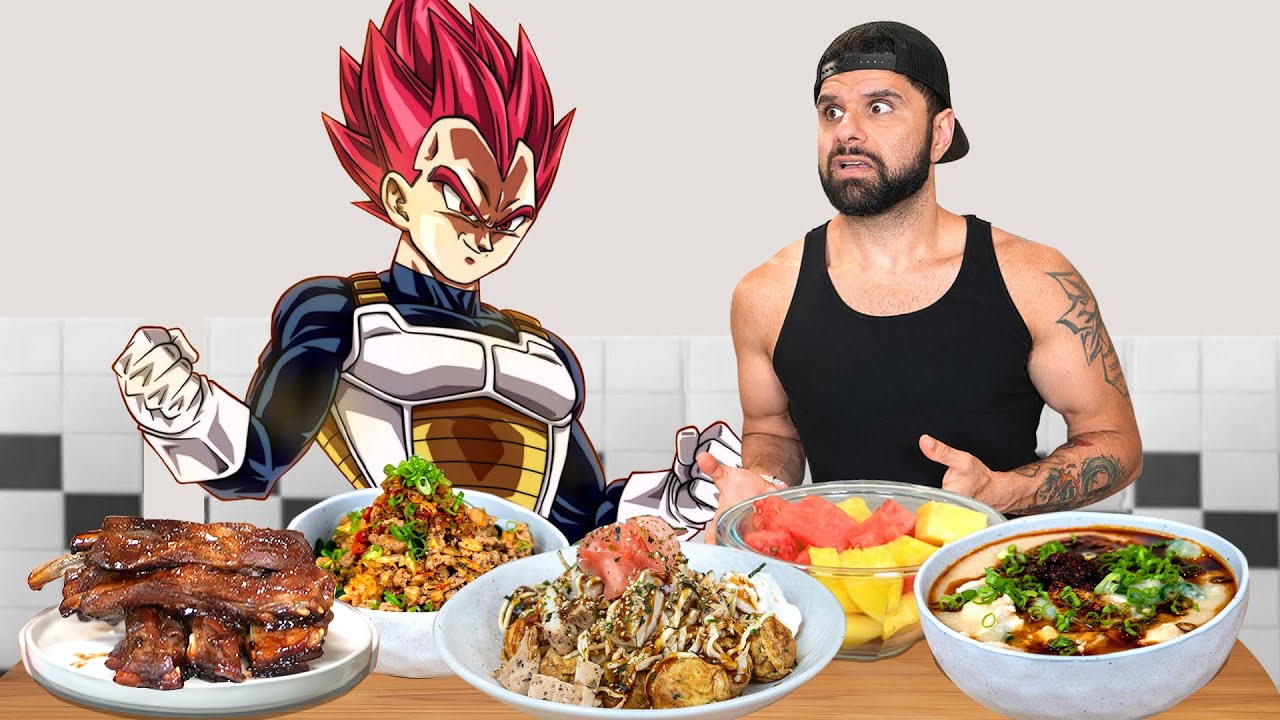 I Tried Vegeta's Diet From Dragon Ball Super!