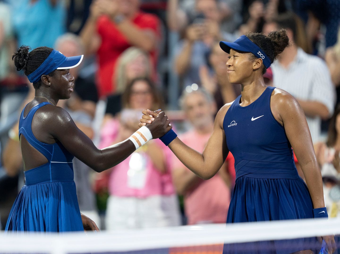 Canadian teen Victoria Mboko defeats Naomi Osaka to win first WTA Tour ...