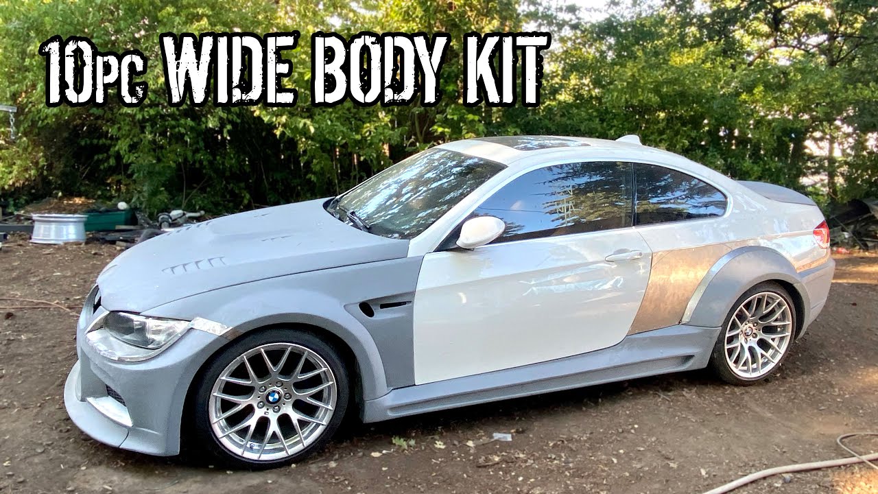 Budget E92 3 Series BMW Gets INSANE Wide Body Kit
