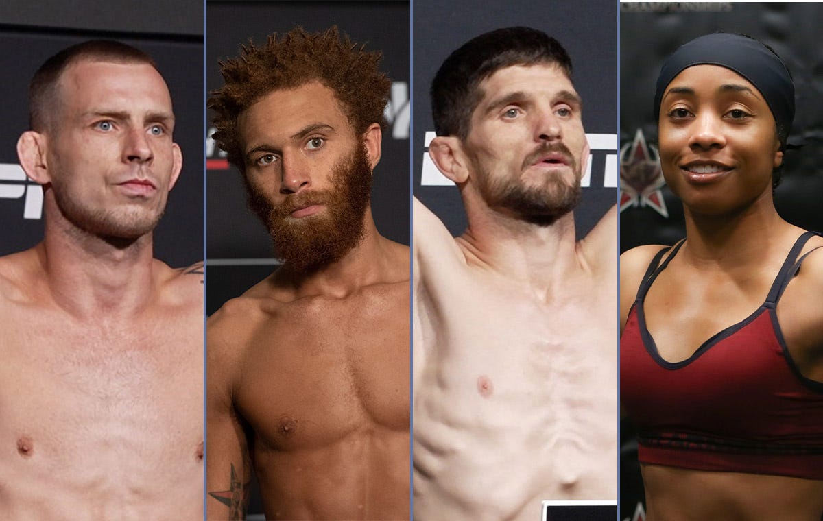 UFC veterans competing in MMA and kickboxing action Aug. 8-9