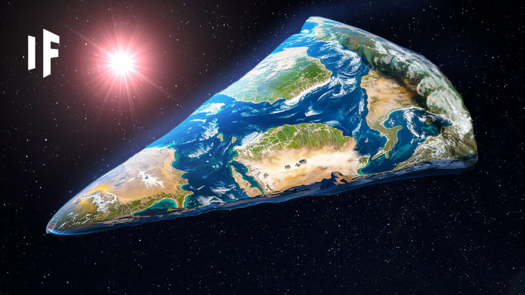 What If Earth Was Shaped Like a Pizza?