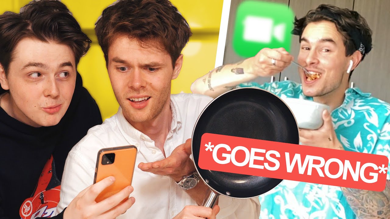 Kian Lawley tried cooking over FaceTime