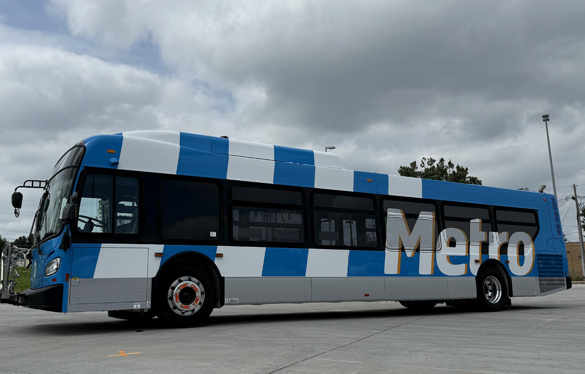 Brand new Metro bus hits the road