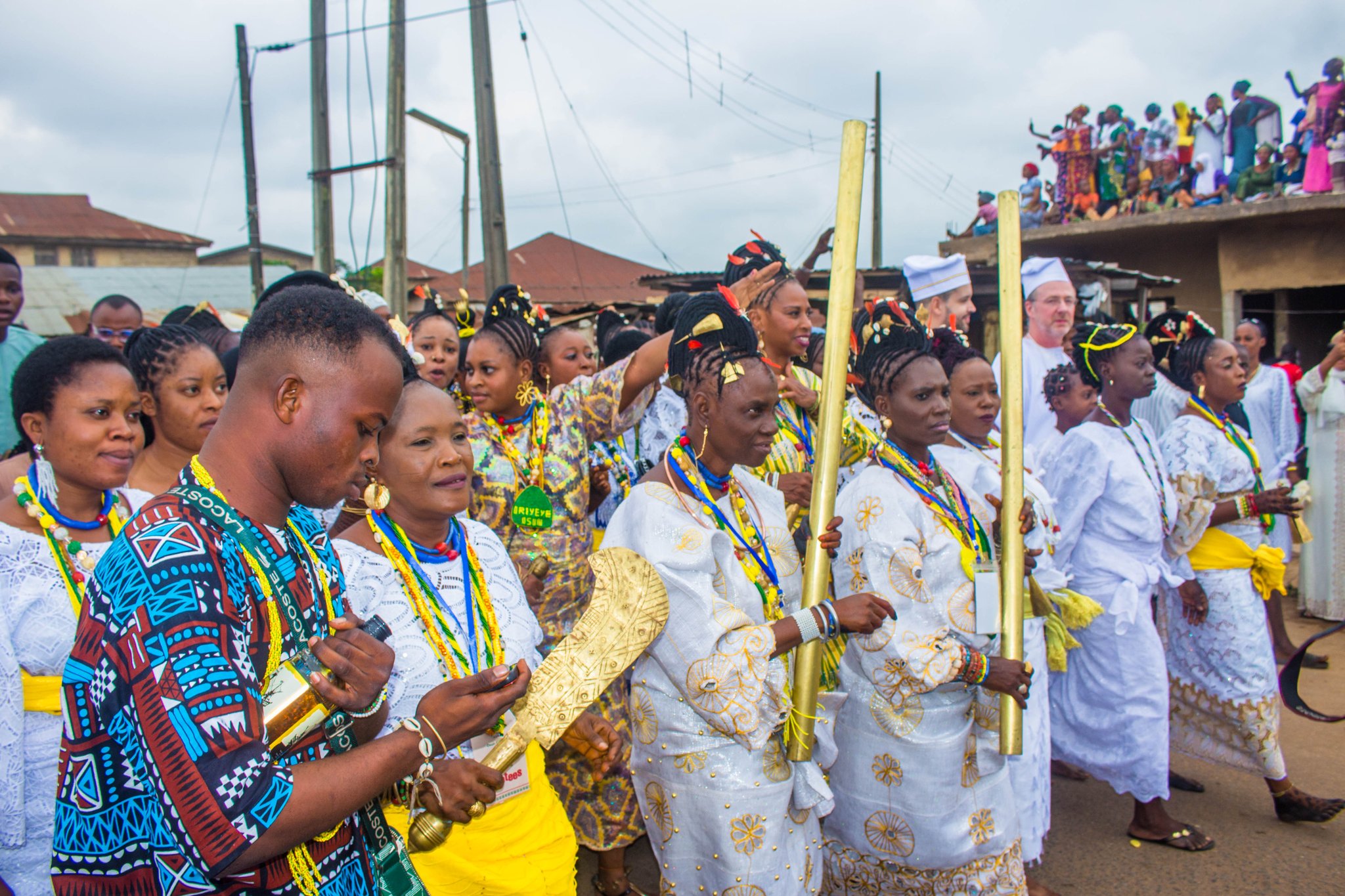 PHOTOS: Thousands flood Osogbo for Osun festival grand finale