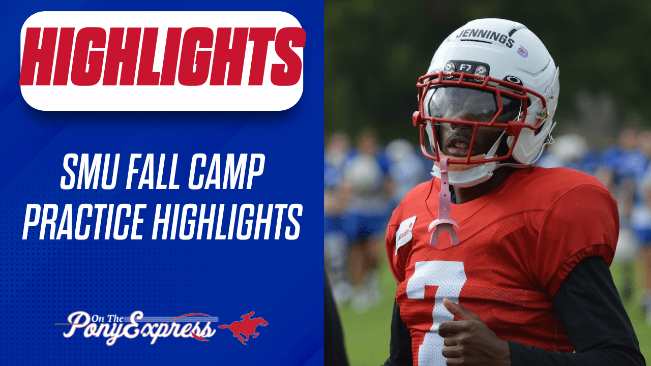 SMU Fall Camp Day Eight highlights