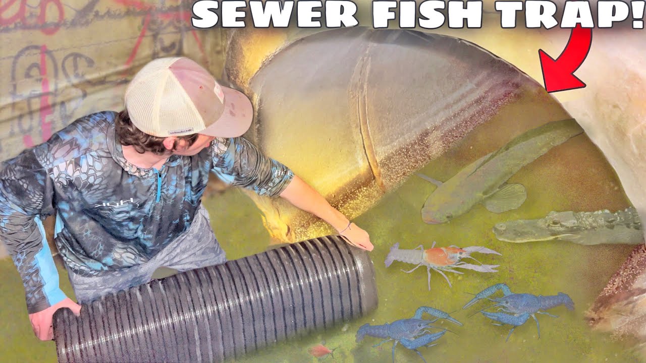 Trapping a Sewer Infested With Aquarium Fish