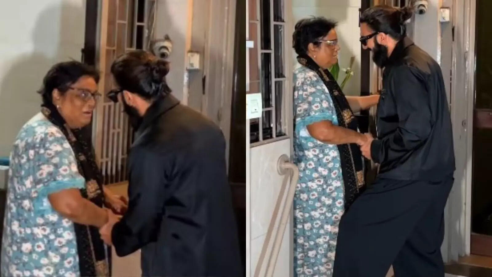 Viral Video: Ranveer Singh Wins Hearts as He Greets Elderly Fan with ...