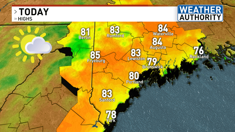 Sunny skies and seasonable temps on Friday, rising temps and moderate ...