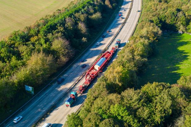 M25 and M1 delays warning as 180-tonne 'abnormal load' to be moved