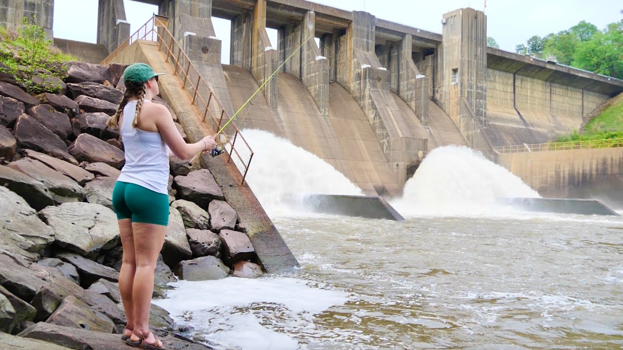 Giant spillway yields big slabs and a shocking unexpected discovery