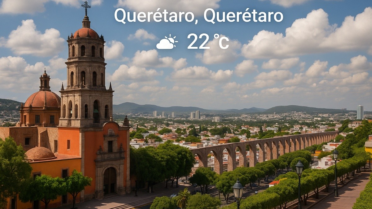 Pronóstico del clima en Querétaro, Querétaro hoy 8 de agosto de 2025